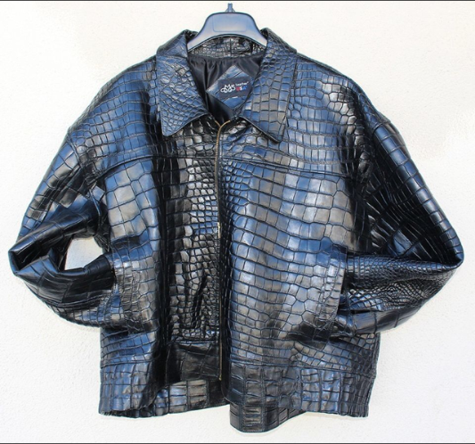 Genuine American Alligator Jacket – Max Leather Inc.